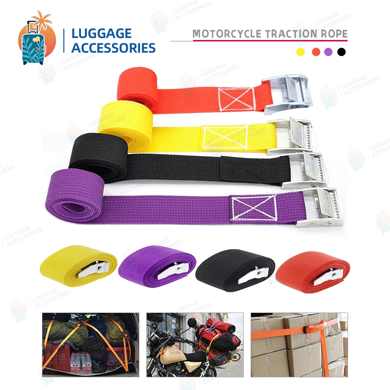 Luggage Straps Motorcycle Bike Luggage Bag Buckle Strap Tie-Down Belt ...
