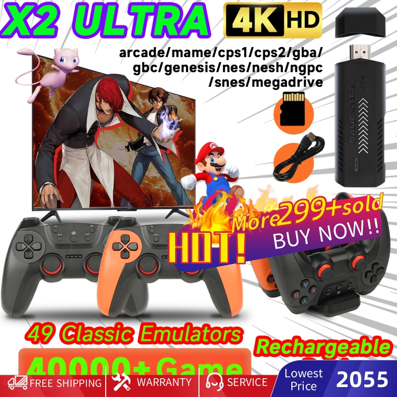 X2 Utral Game Stick 4K Wireless Retro Game Console Built-in 41,800 ...