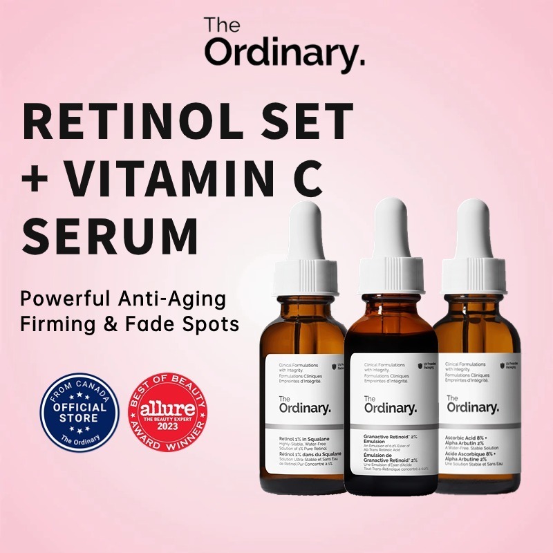 The Ordinary set Retinol Set +Vitamin C serum Anti Aging Whitening ...