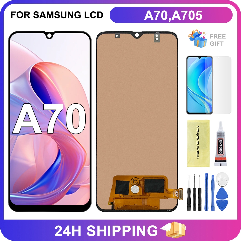 LCD With Frame For Samsung A70 / A705 A705F LCD Display Touch Screen ...