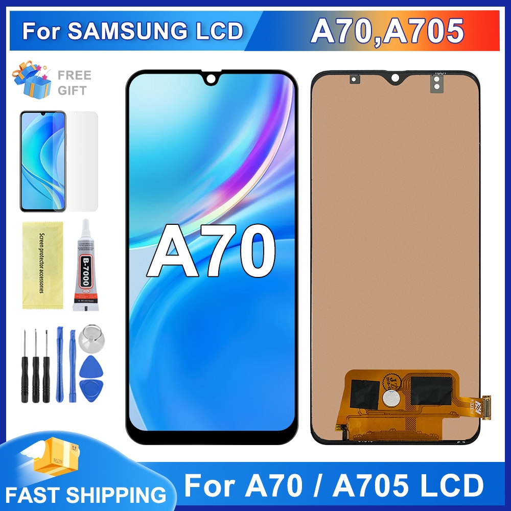 LCD For Samsung A70 / A705 A705F LCD Display Touch Screen with Frame ...