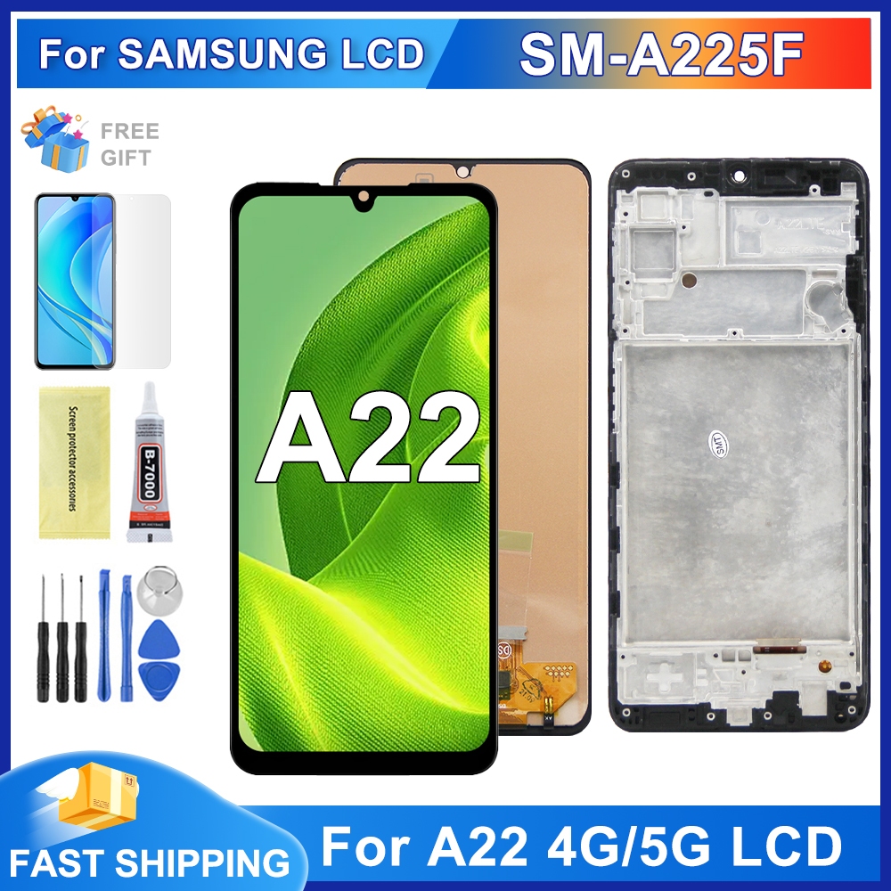 LCD For Samsung A22 4G 5G / A22S 5G A225 A226 LCD Display Touch Screen ...