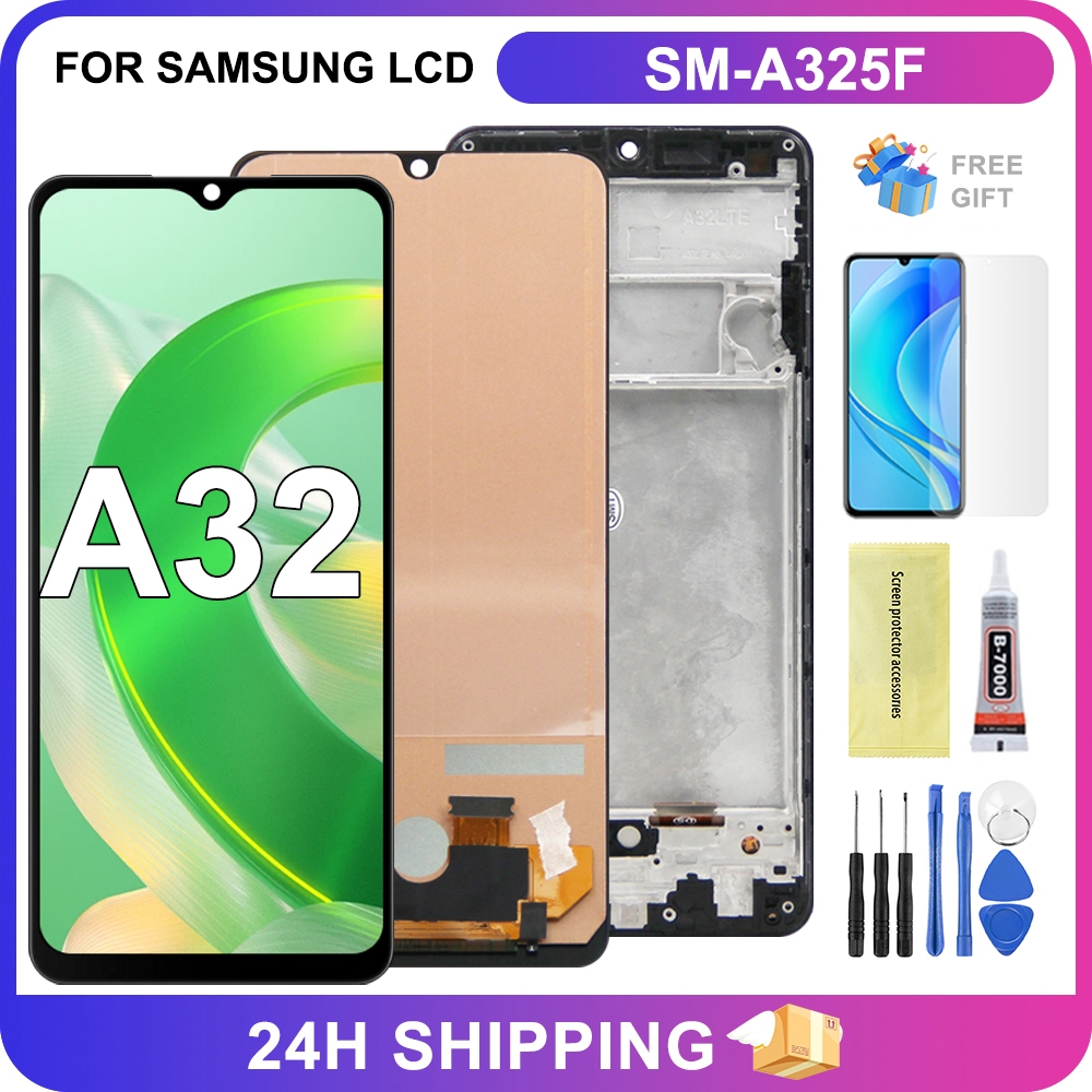 LCD With Frame For Samsung A32 4G / 5G A325 A326 LCD Display Touch ...