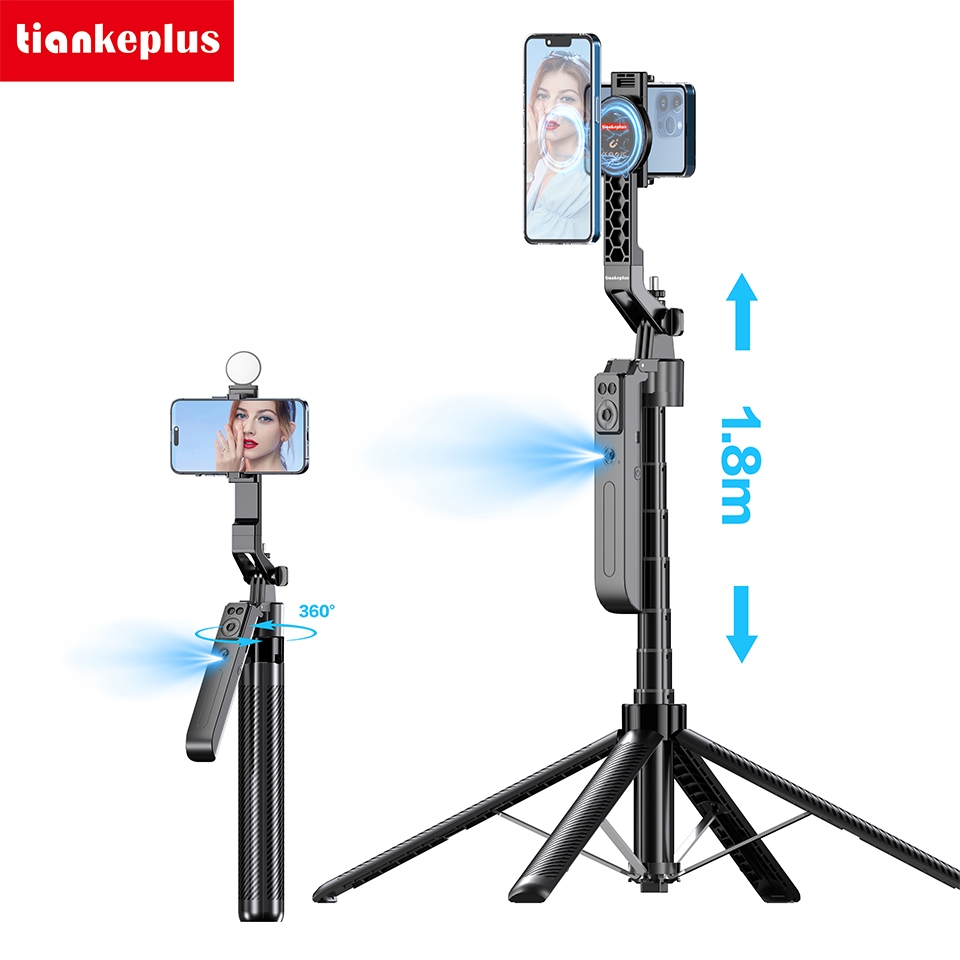 Tiankeplus AI Selfie Stick Magnetic 2in1 with Stabilizer Auto Face ...
