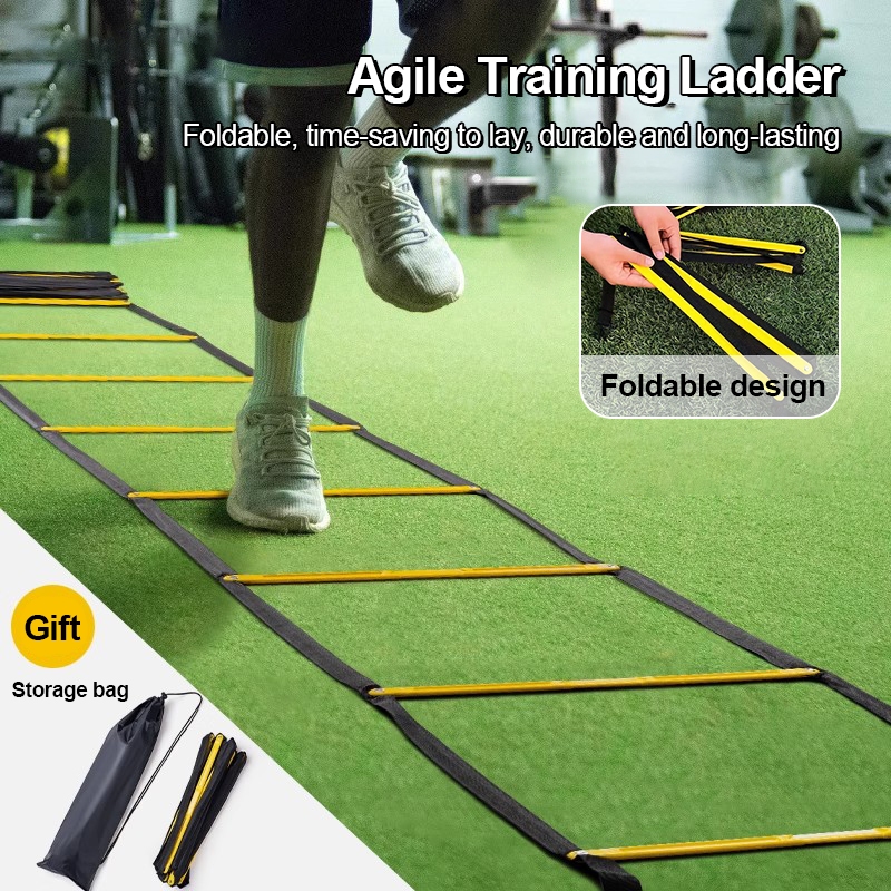 Football Agile Ladder Fixed Soft Ladder Step Training Ladder Basketball ...