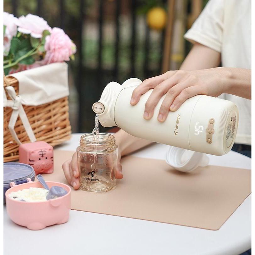 500ML Wireless Rechargeable Electric Kettle Thermal Boiling Cup 316 ...