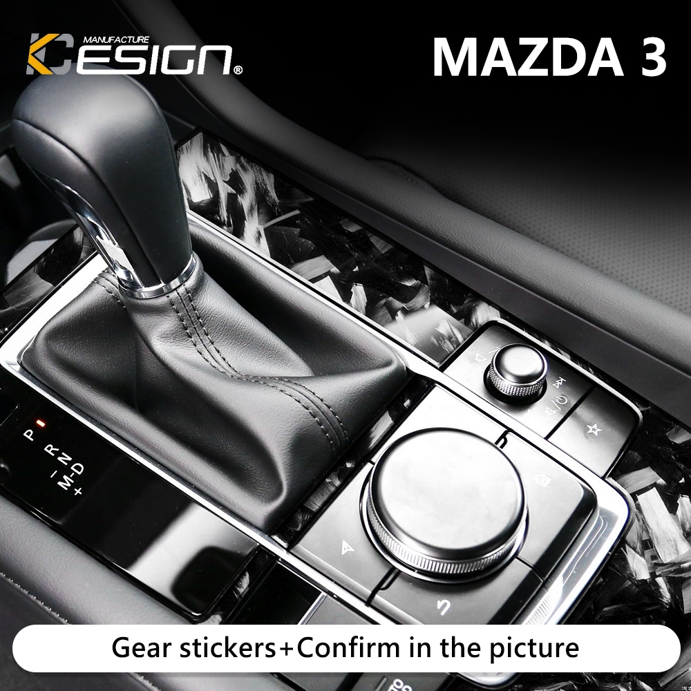 Forged Carbon Fiber Gear Shift Panel Cover Trim and Multimedia Control ...
