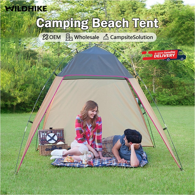 Small tent, Outdoor Canopy Lightweight Camping Tent Wigwam Beach Shade ...