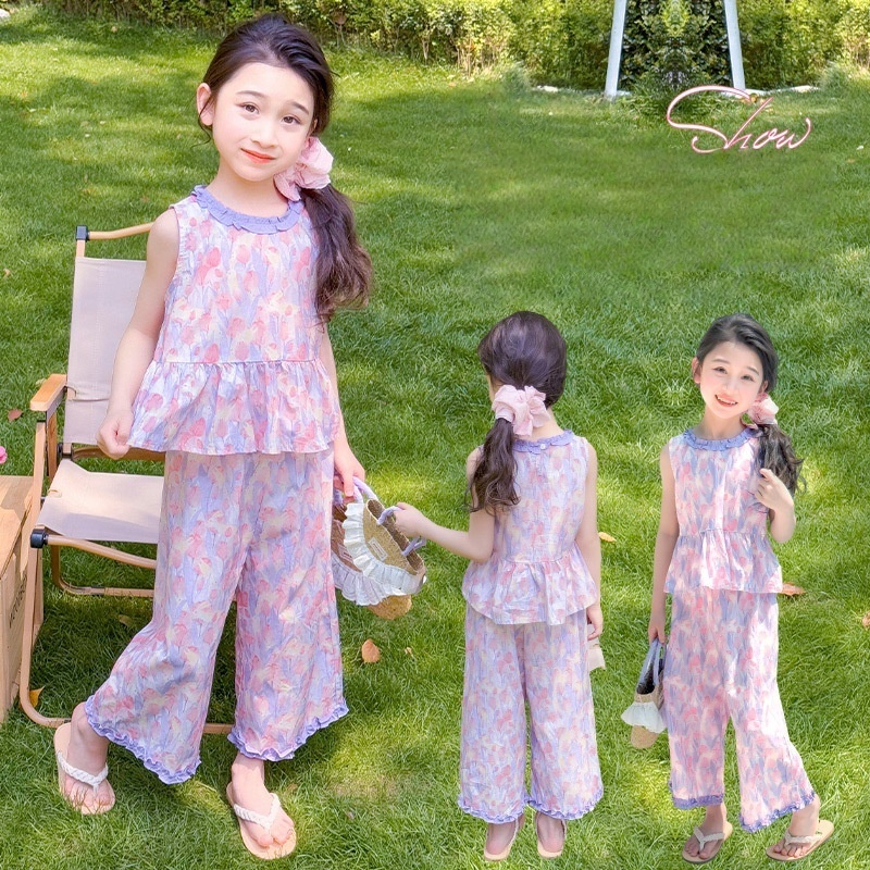 Sundaykids Kids Girl Clothes Set Girls Terno Outfits 1-6Y | Shopee Philippines