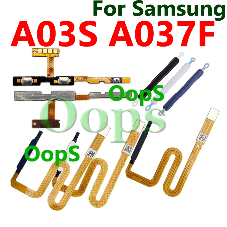 For Samsung Galaxy A03S A037F Home Button Fingerprint Scanner Flex ...