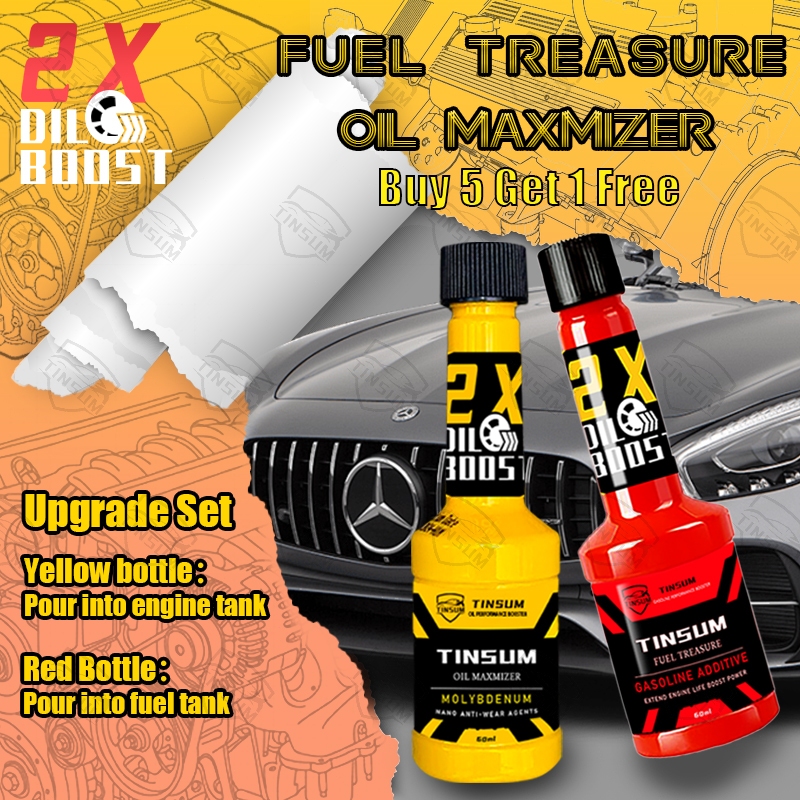 TINSUM Upgrade Set Oil Maximizer 60ML,Fuel Additives 60ML,Brand new set ...