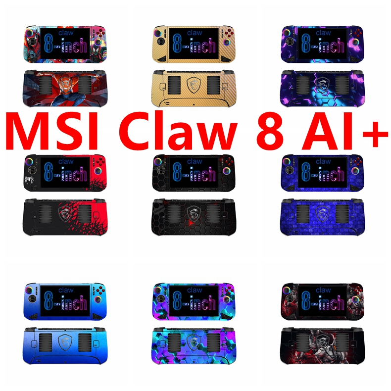 44 Colors Skin Sticker Compatible with MSI Claw 8 AI+ Console Vinyl ...