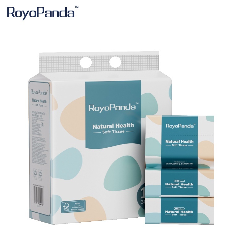 【10/30 Packs】Royo Panda Tissue Soft Facial 115*175 mm 5 Ply Facial ...
