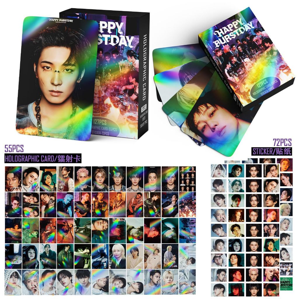 50-124pcs SEVENTEEN Holographic Laser LOMO Cards 17 IS RIGHT HERE Joshua S.Coups Hoshi Mingyu ...