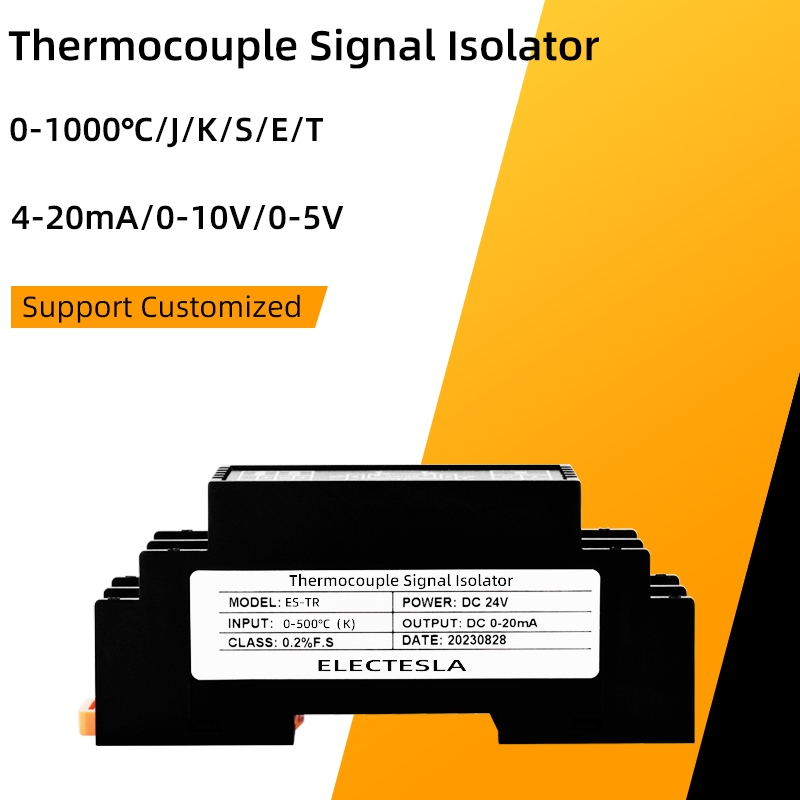 K type thermocouple temperature transmitterto 4-20mA current and ...