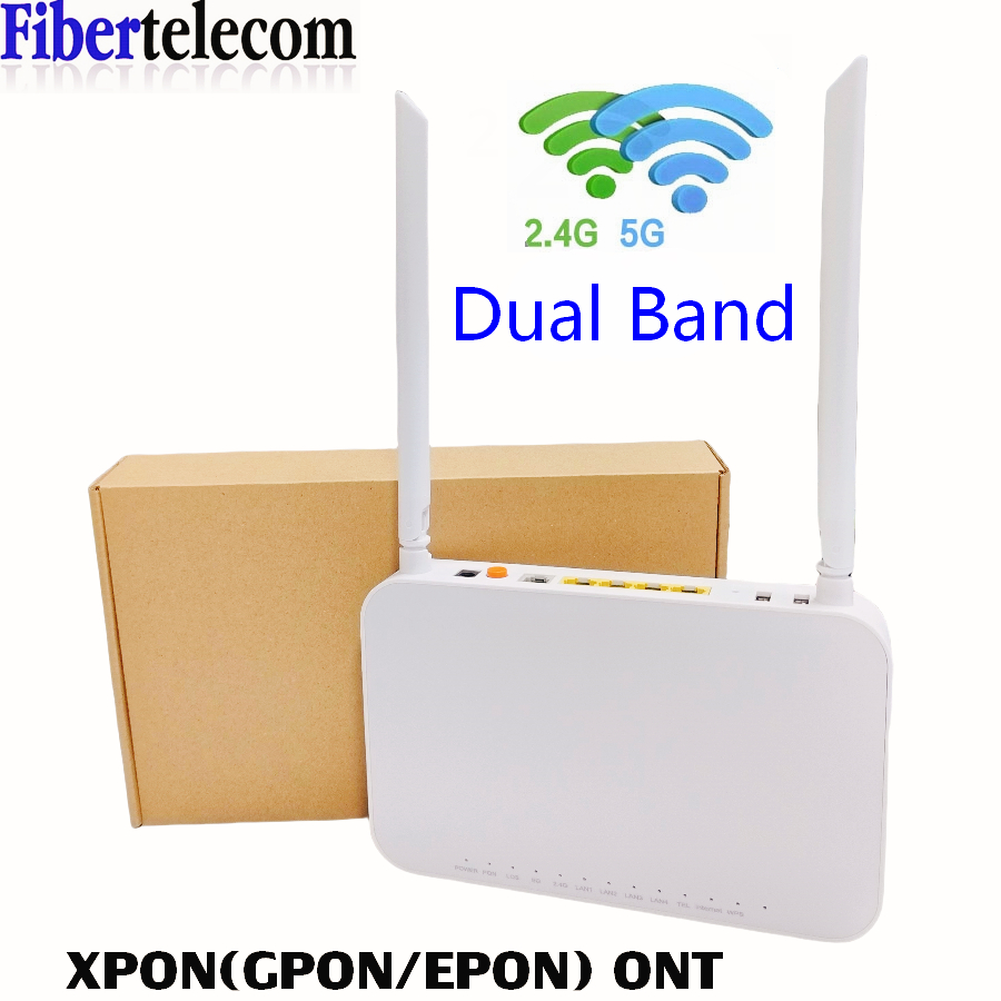 New PT939G Optical Fiber Router XPON ONU 1GE+3FE 2USB TEL WIFI 2.4G&5G ...