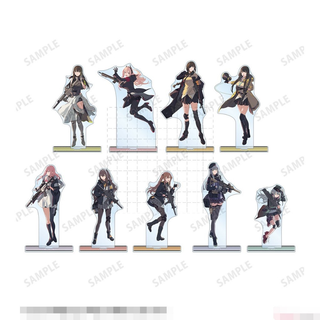 Girls' Frontline Acrylic Stand - M4A1, M16A1, ST AR-15, UMP45 T-Doll ...