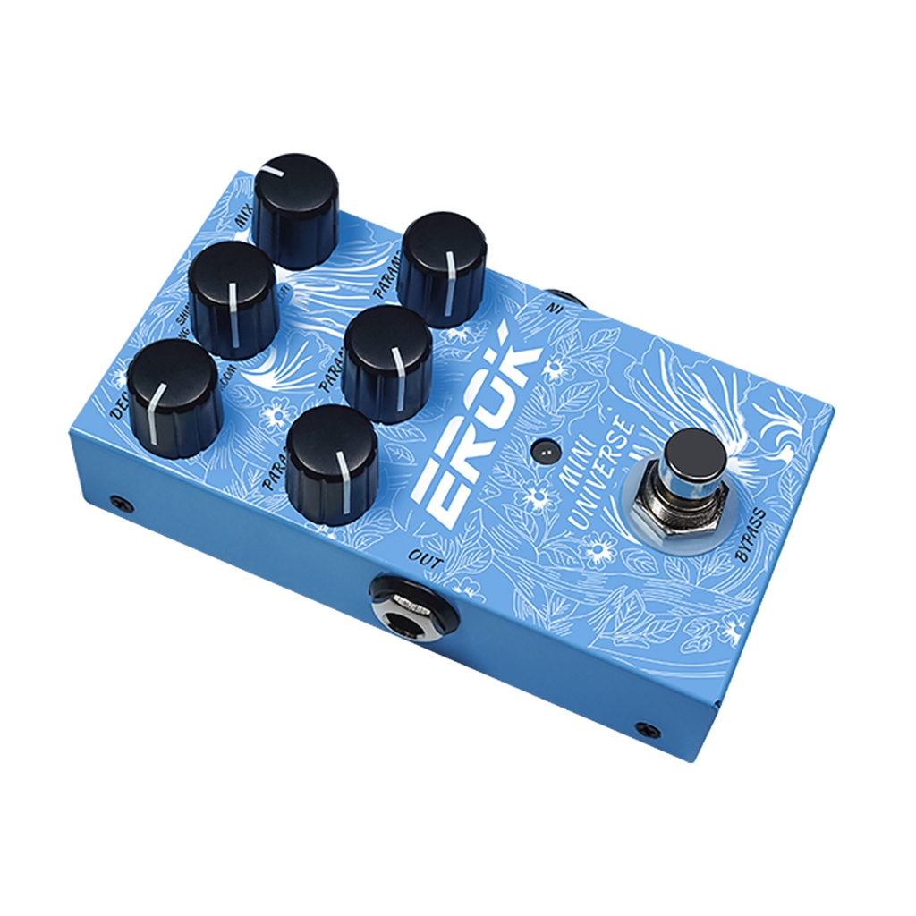 EROK Reverb Pedal 9 Reverb Effects,Room/Shimmer/Lofi/Spring,Reveb ...