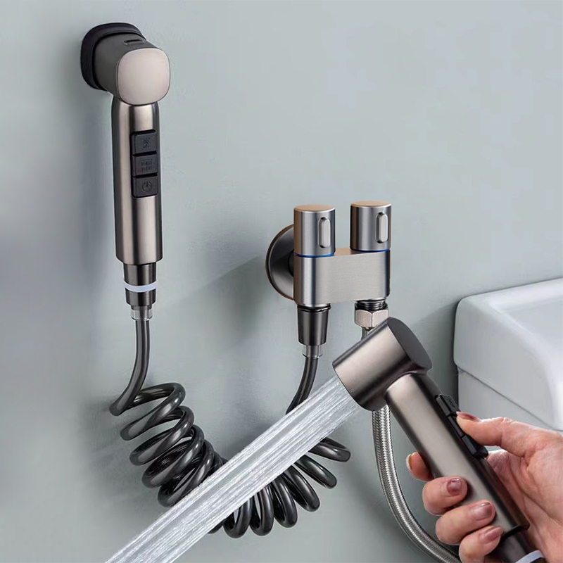 Toilet Flushing Spray Gun Companion Women Washer Gun Gray Pressurized ...