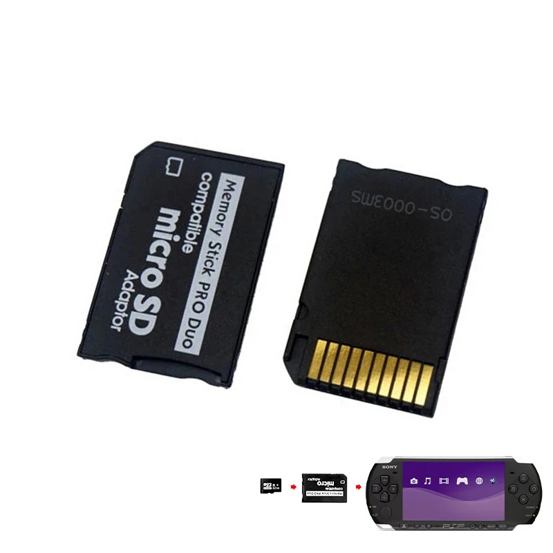 DATA FROG Memory Stick Pro Duo Adapter For PSP 1000/ 2000/ 3000 Micro ...