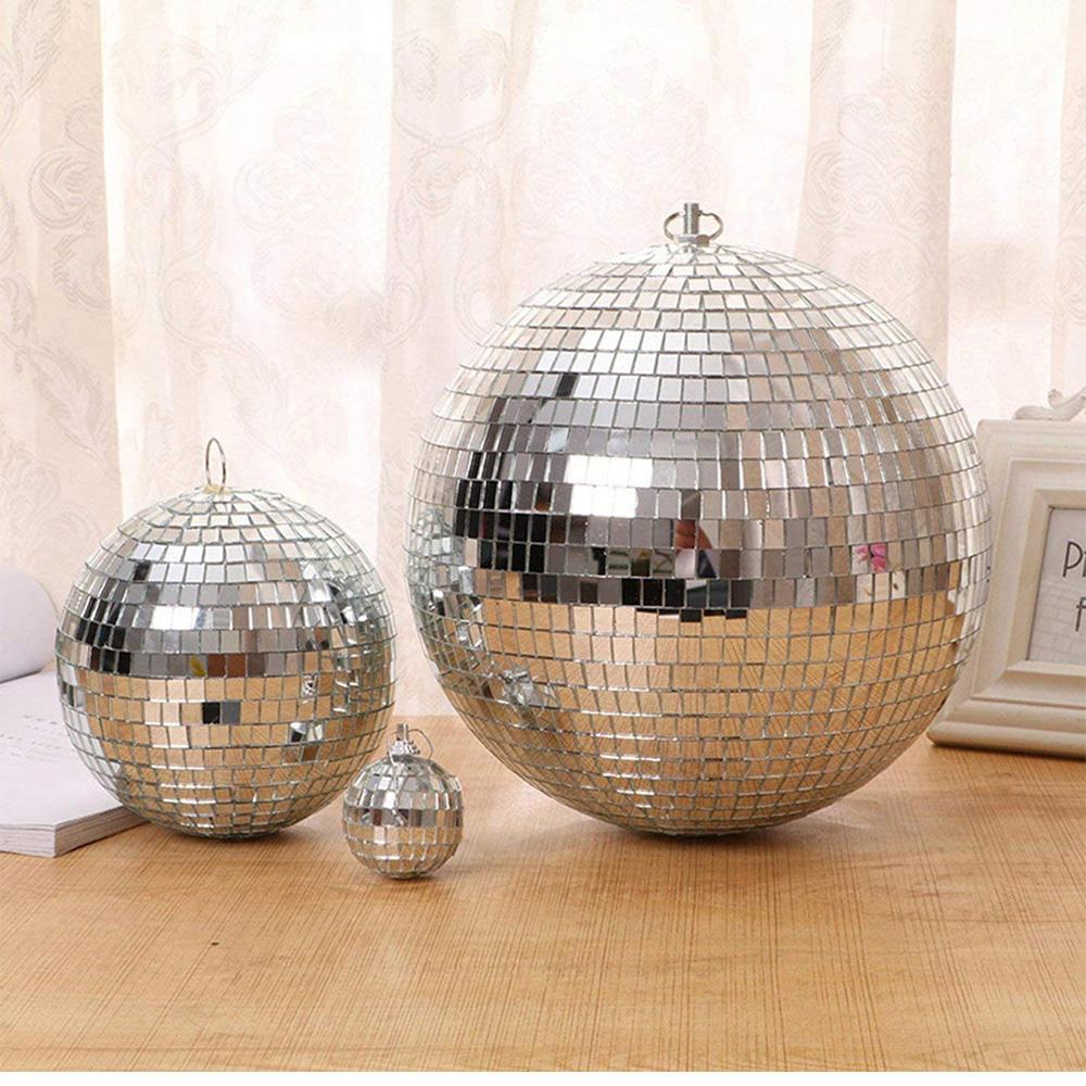 New Mirror Disco Ball Stage Light Rotating Glass Ball Big Party ...