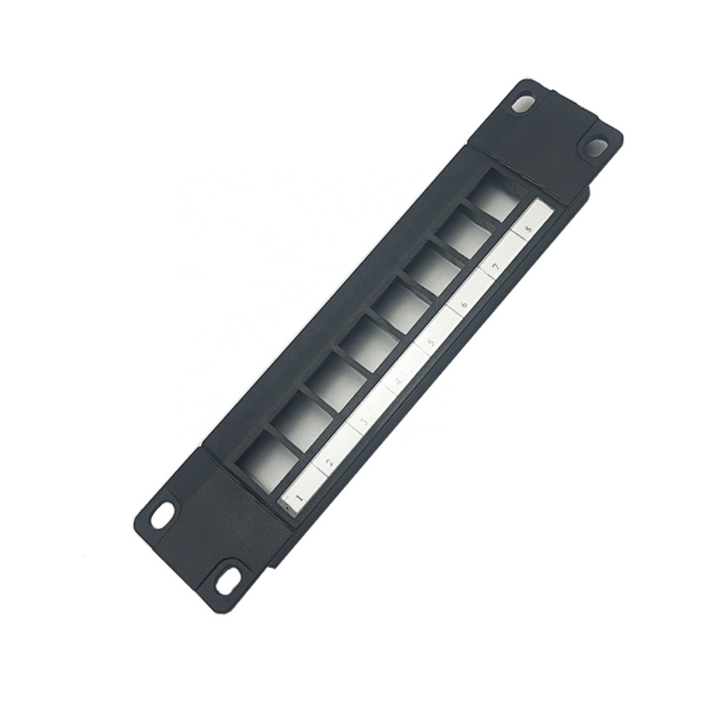 Linkwylan 8-Port Patch Panel 203mm 1U Rack Mount Home Networking ...