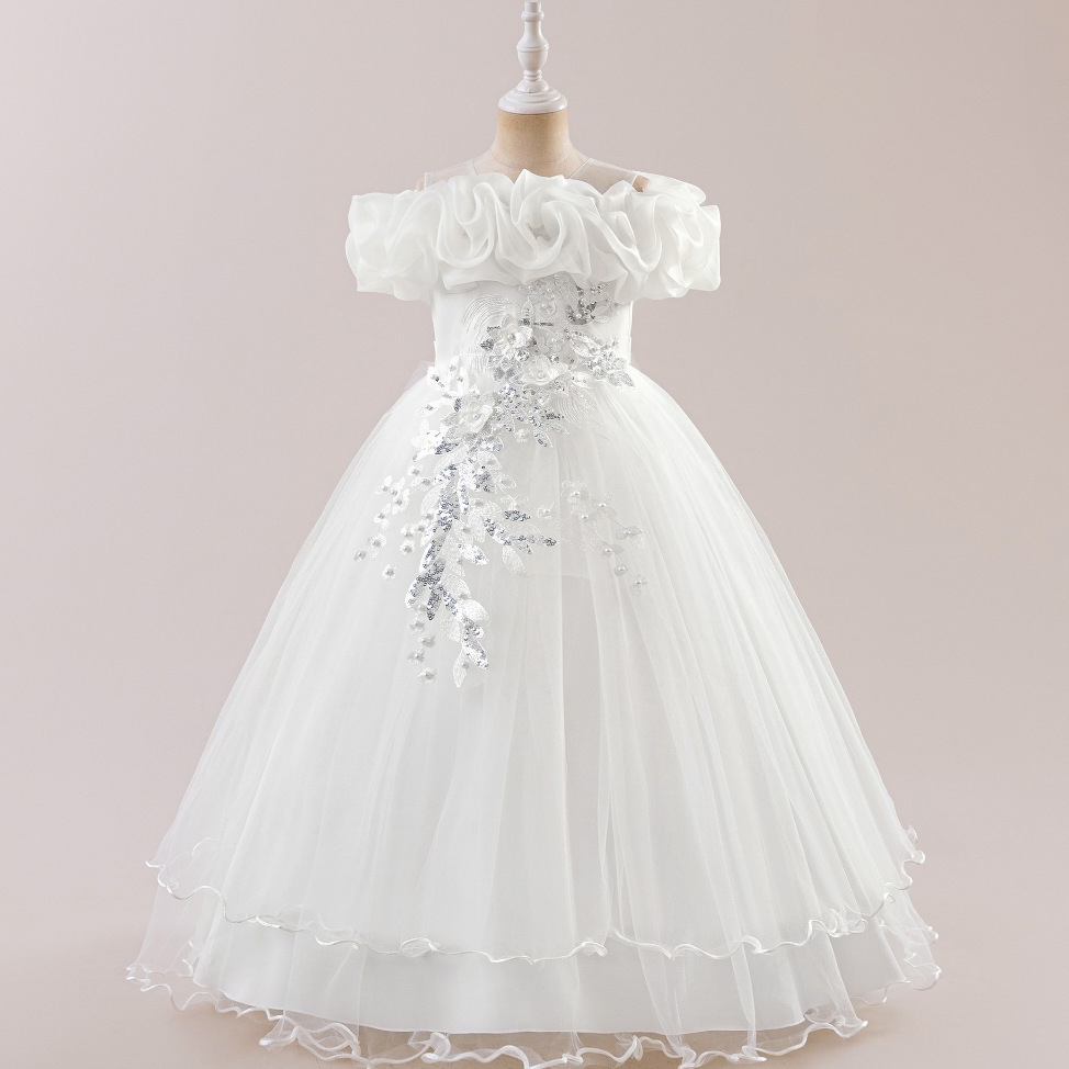 Children's party dress, baptism, princess, flower girl, graduation ...