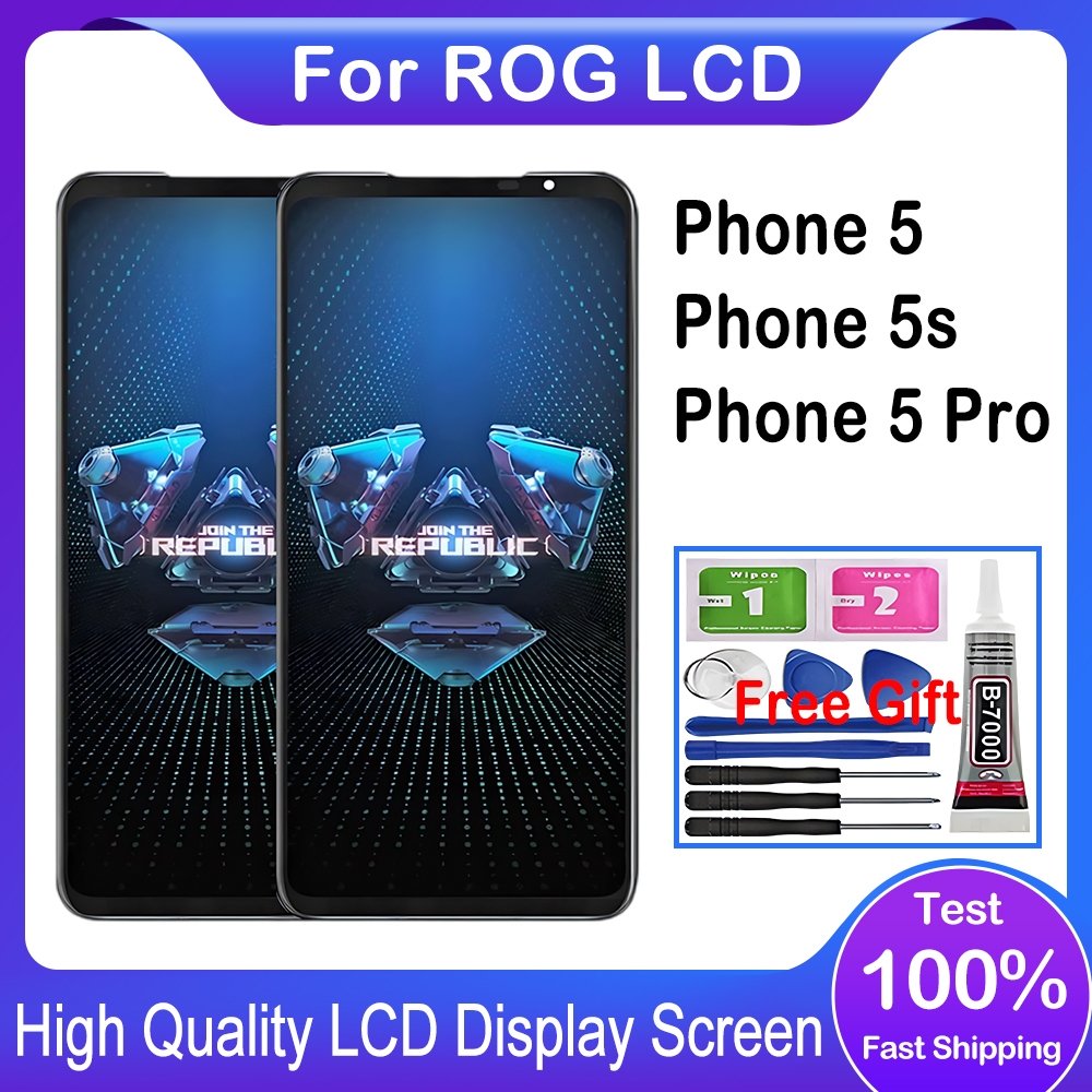 For AMOLED ROG Phone 5 5s 5 Pro LCD Display Touch Screen Replacement | Shopee Philippines