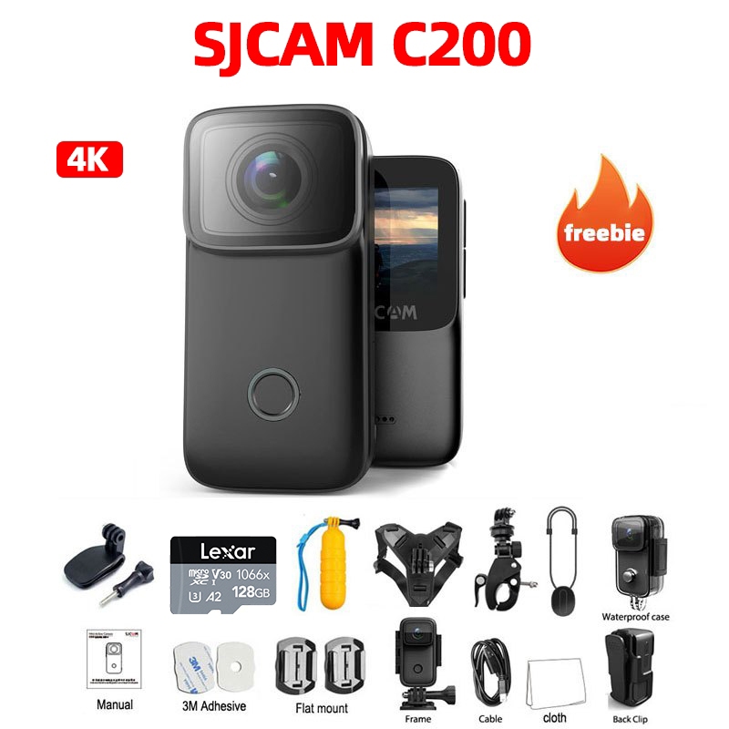Orig SJCAM 4K C200 Small Action camera HD Mini Camera for vlog ...