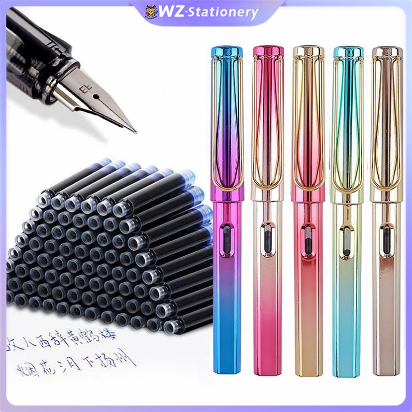 Fashionable Fountain Pen Replaceable Ink Calligraphy Practice Pen ...