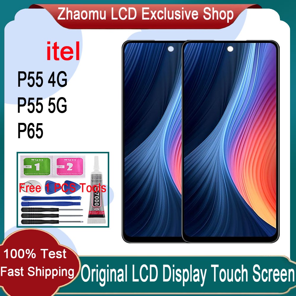 Original itel P55 4G 5G P65 LCD Display Touch Screen Replacement | Shopee Philippines