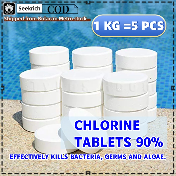 1 PACK Chlorine Tablets for Swimming Pool Slow Dissolving TICA TCCA ...