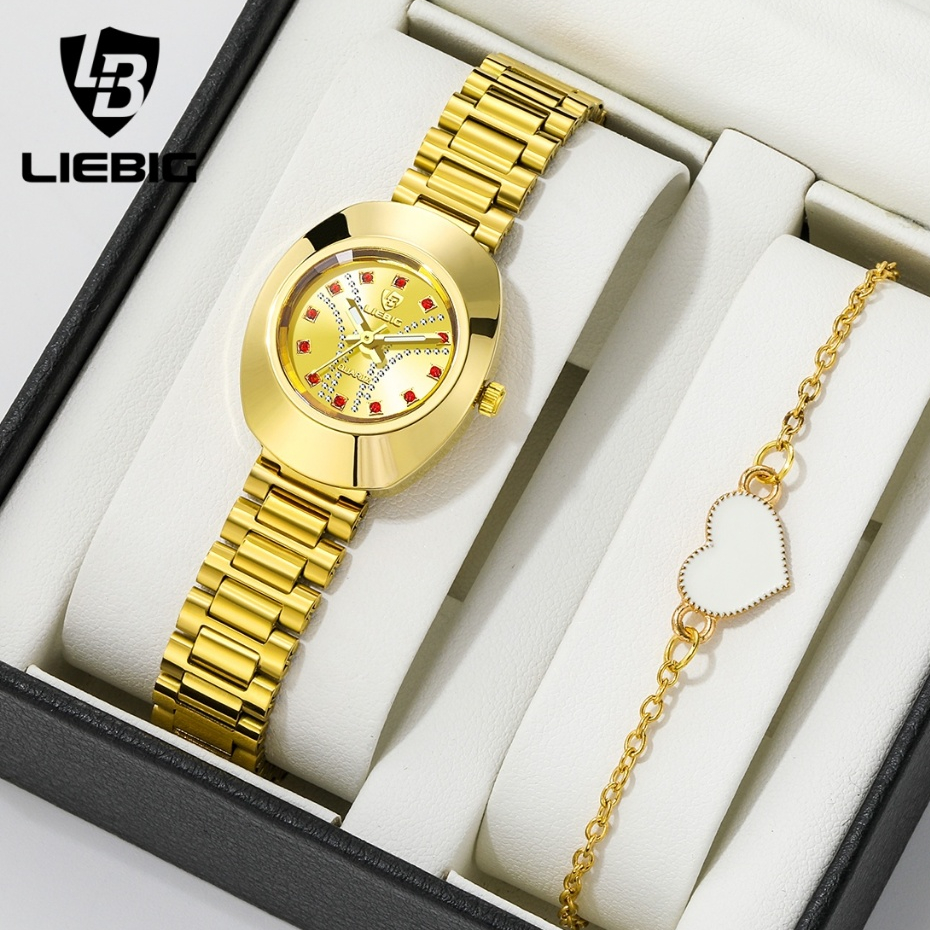 Liebig Ladies Quartz Watch Stainless Steel Couple 30m Waterproof ...