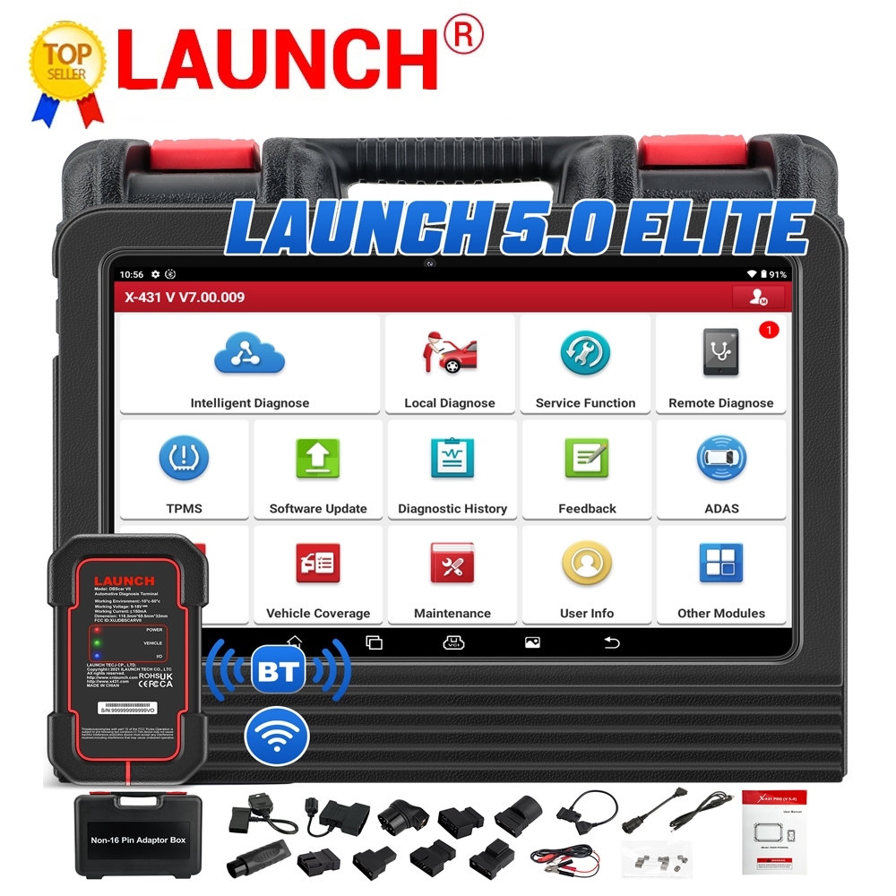 2025 Newest LAUNCH X431 V PRO5.0 OBD2 Diagnostic Scanner Automotive OBD ...