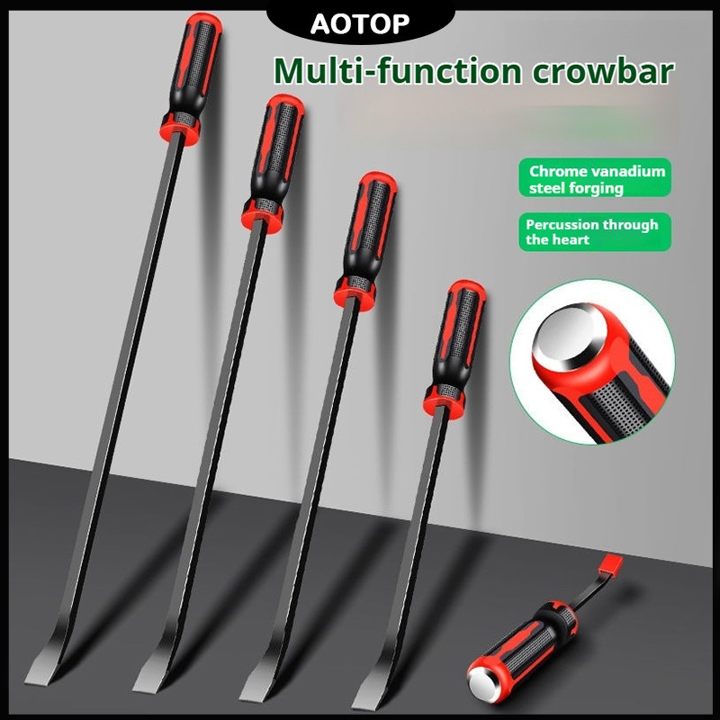 Multi-Function Long Pry Bar 8 12 18 24 inch Tire Heavy Duty Crowbar ...