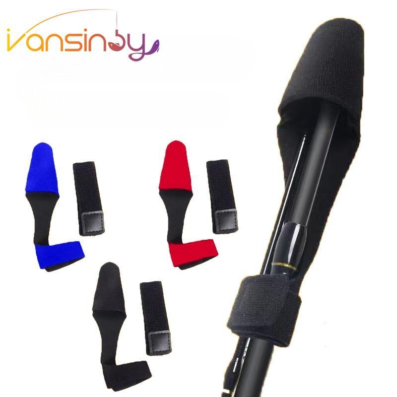 Fishing Rod Tip Cover and Rod Tie Truss Cane Sleeves Pole Glove ...