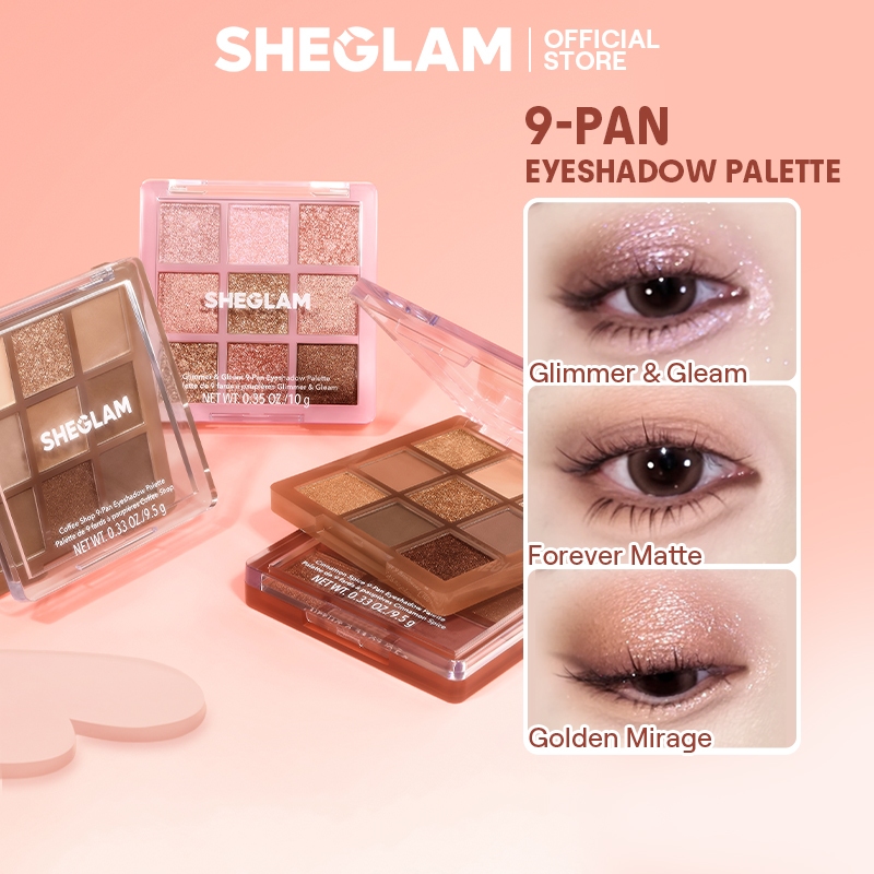 SHEGLAM Just Blushed 9-Pan Eyeshadow Palette | Shopee Philippines