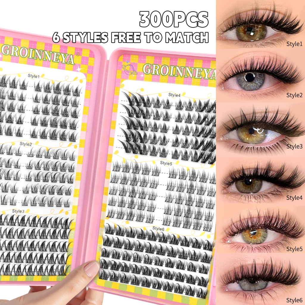 Individual Lash Clusters Book Elegant Box Lashes2-6 Different Styles ...