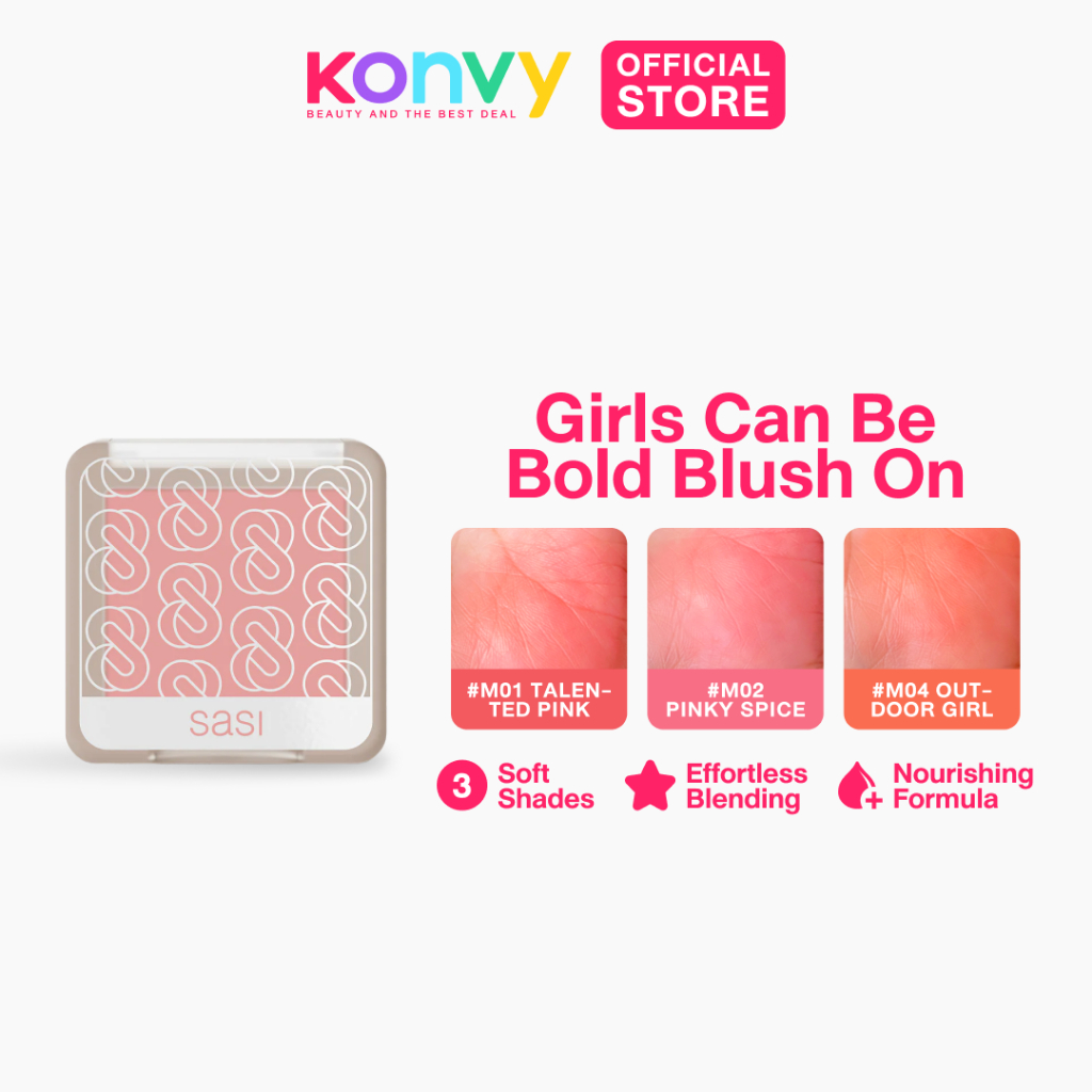 [Official] SASI Girls Can Be Bold Blush On 6g (Long-Lasting, Vibrant ...