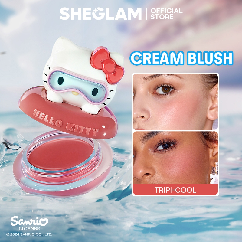 Hello Kitty｜SHEGLAM Coastal Charm Cream Blush | Shopee Philippines