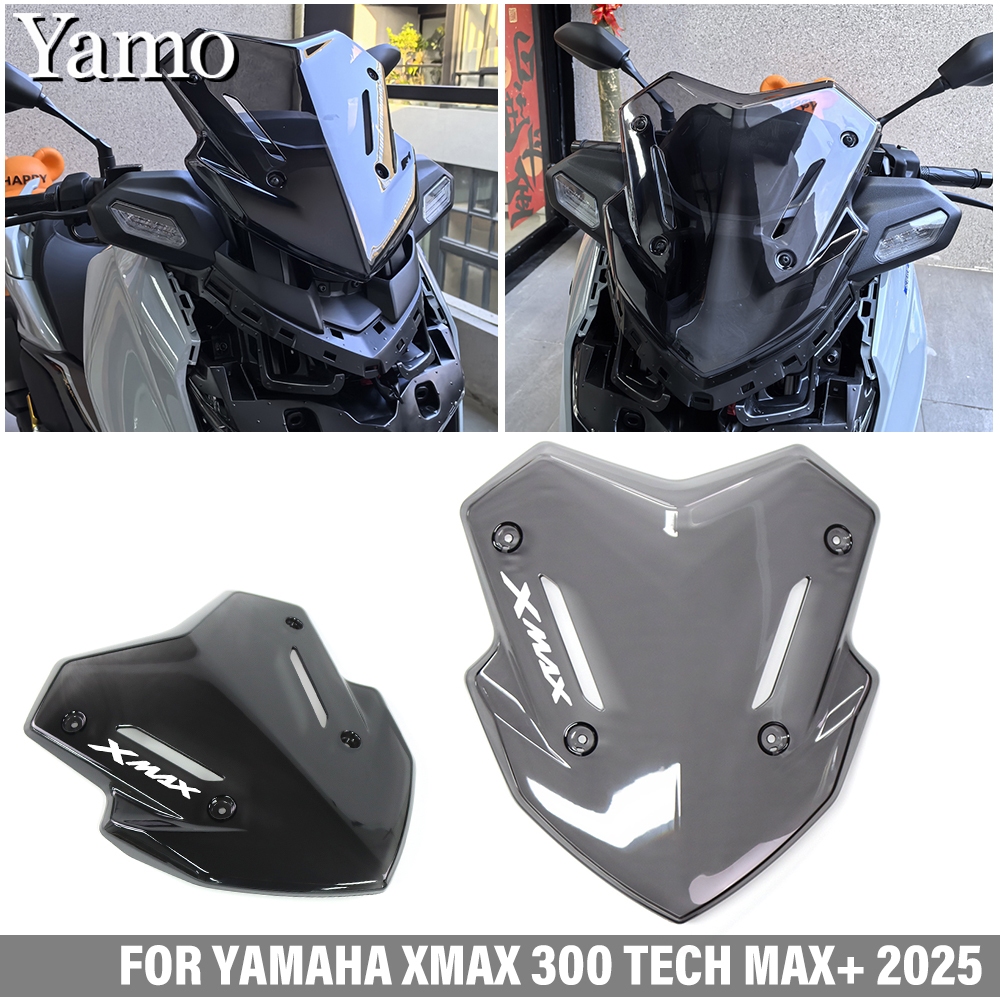For YAMAHA XMAX 300 125 250 Tech MAX+ 2025 motorcycle windshield X ...