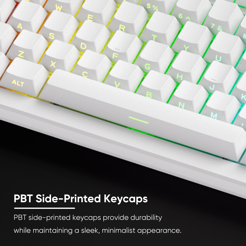 Akko TAC75 HE White Wired Magnetic Switches Keyboard With SOCD, Rapid ...