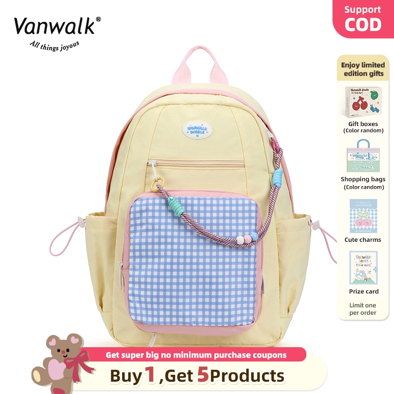 VANWALK Lucky Star V2884 New Student Large Capacity Backpack, Female ...