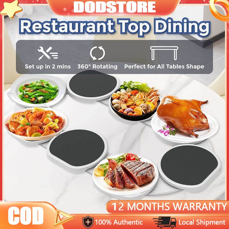 Rotating Dining Table Tray Portable Dining Table Lazy Susan Turntable ...