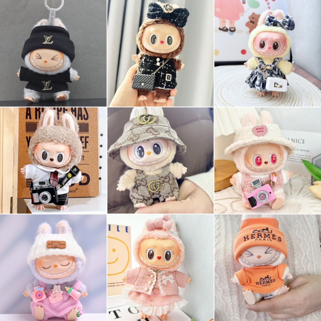 12 hours shipping (Only Baby Clothes) v1 v2 v3 Labubu Baby Clothes 12th ...