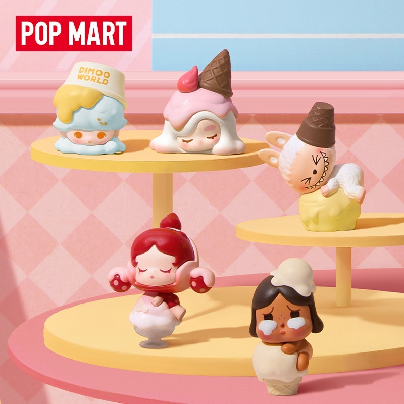 POP BEAN Ice Cream Series Box Set POP BEAN Molly Skullpanda Labubu ...