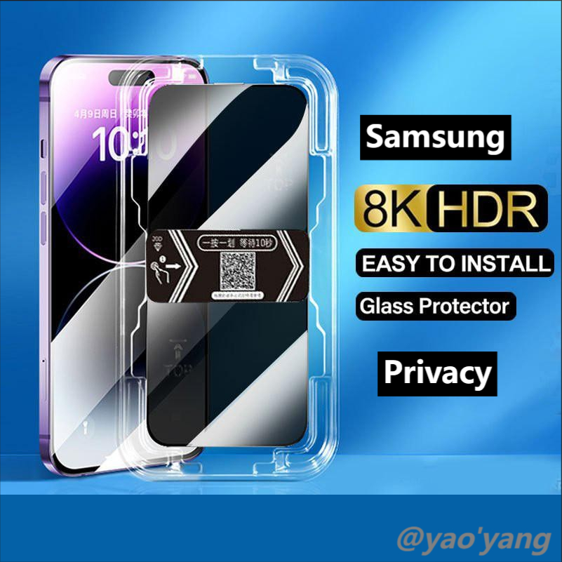 Samsung Screen Protector One-click Installation Tempered Film for Samsung A16 A06 A54 A34 A14 ...