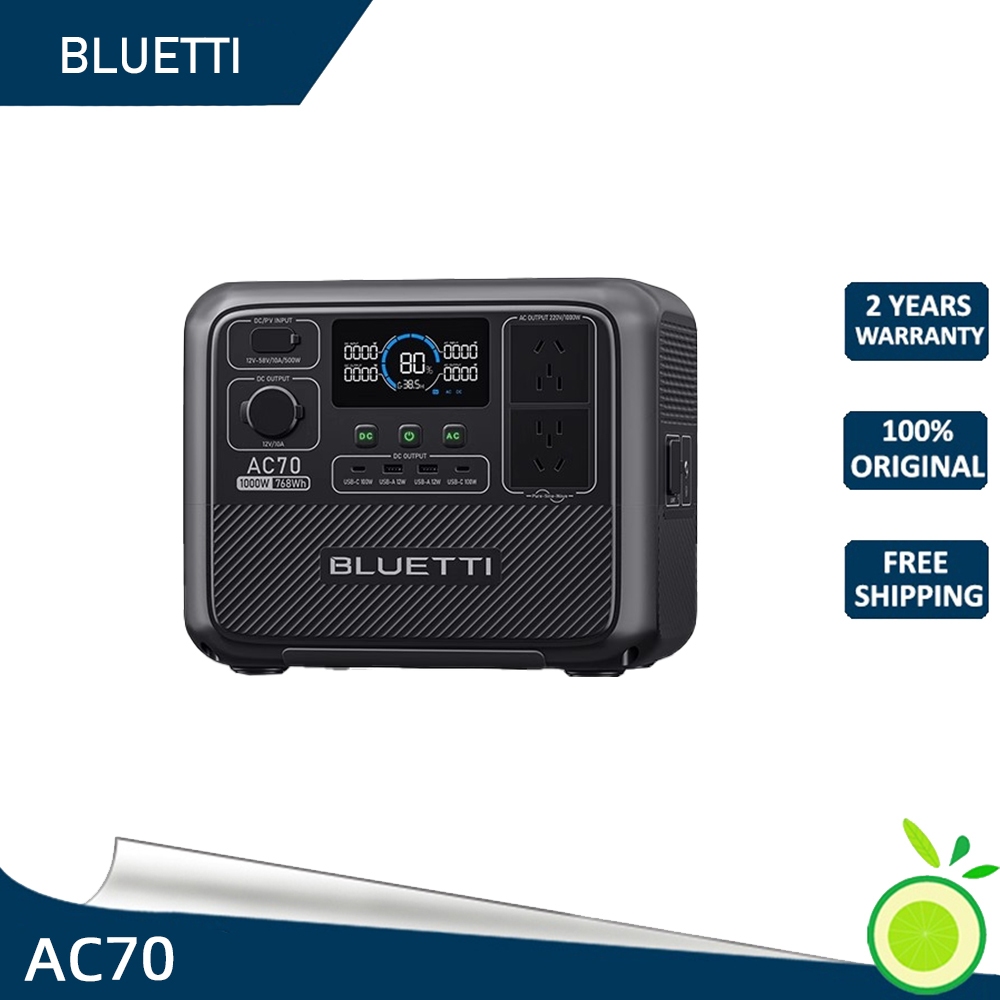 BLUETTI AC70 outdoor power supply 1000W high-power car self driving ...