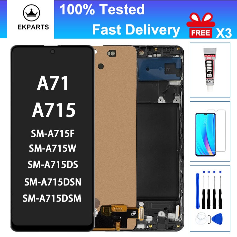 6.7’‘ LCD For Samsung Galaxy A71 A715 SM-A715F/DS A715W Touch Screen ...