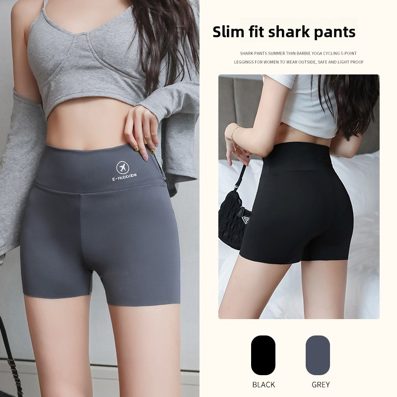 Women's summer leggings can be worn externally with a high waist and ...
